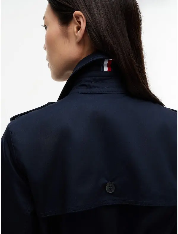 Tommy Hilfiger Double-breasted Belted Trench Coat
