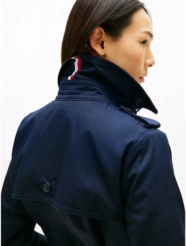 Tommy Hilfiger Double-breasted Belted Trench Coat