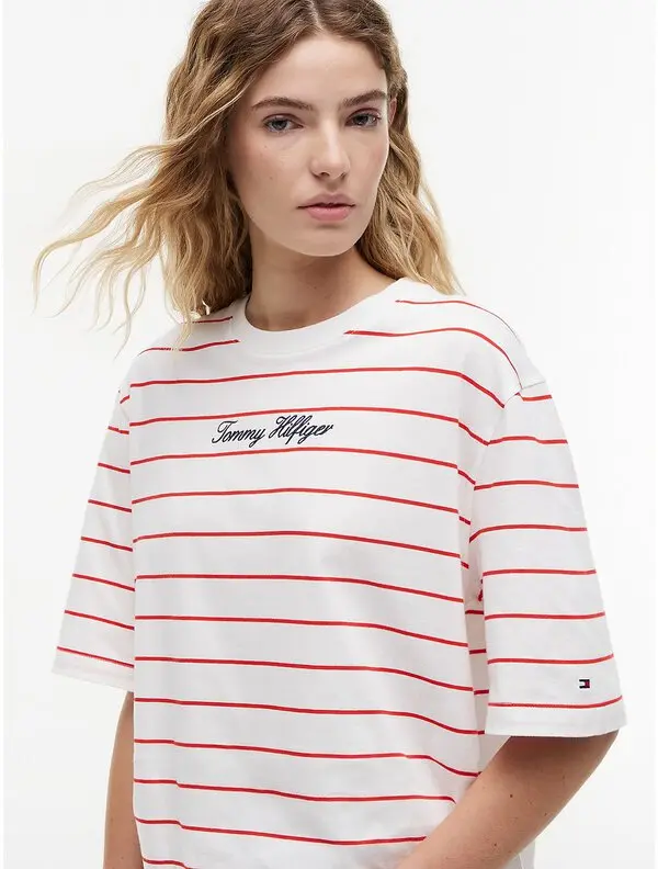 Tommy Hilfiger Relaxed Fit Embroidered Script T-shirt