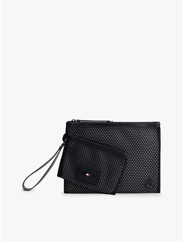 Tommy Hilfiger Mesh Pouch Set - Space Blue