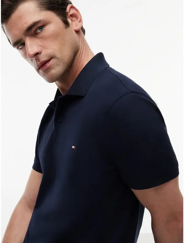 Tommy Hilfiger Regular Fit Th Performance Tech Polo - Navy