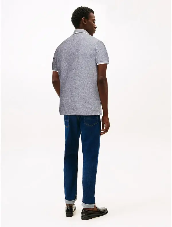Tommy Hilfiger Regular Fit Linen-blend Pique Polo