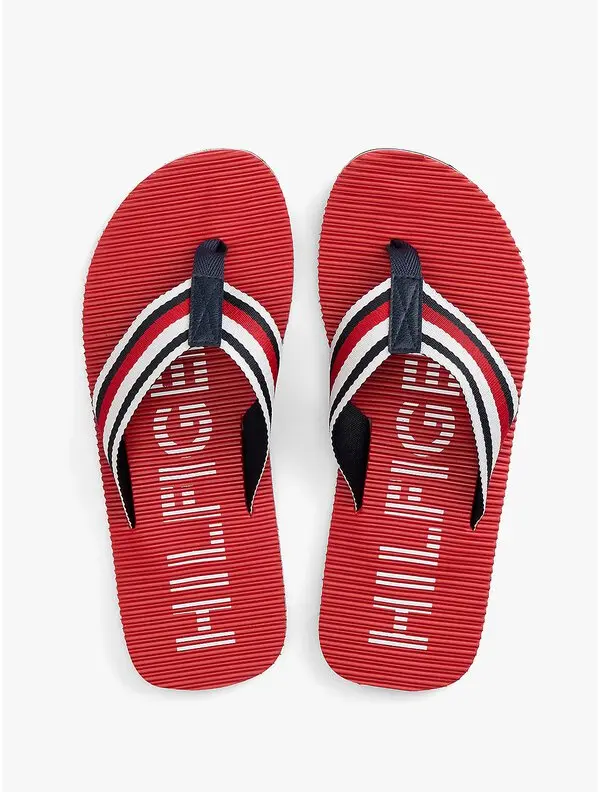 Tommy Hilfiger Striped Flip-flop Sandals