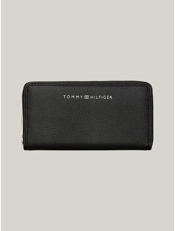 Tommy Hilfiger Large Zip Wallet - Black