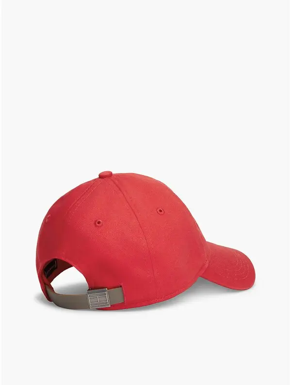 Tommy Hilfiger Embroidered Logo Baseball Cap - Apple Red