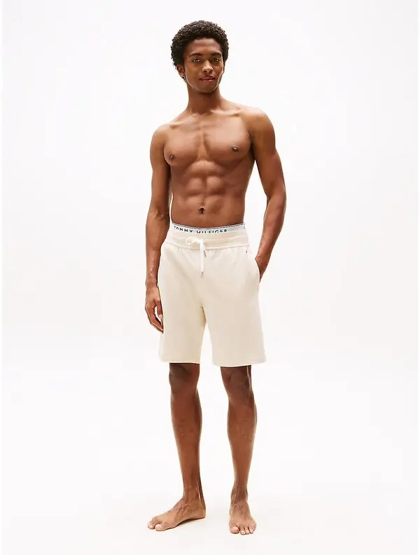 Tommy Hilfiger Lounge Track Shorts - Heathered Oat