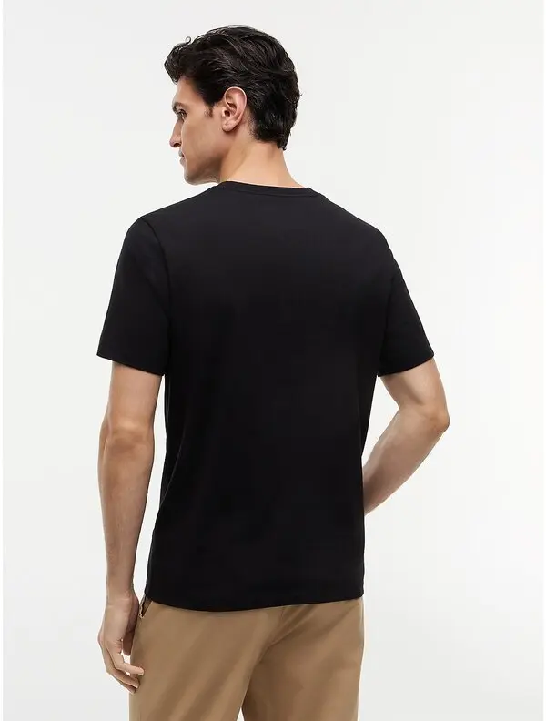 Tommy Hilfiger Tonal Flag Logo T-shirt - Black