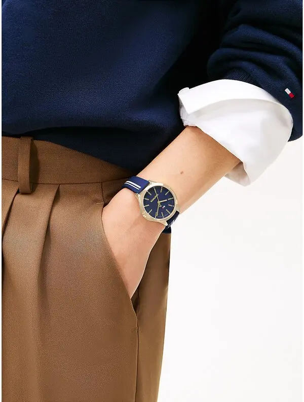 Tommy Hilfiger Signature Stripe Strap Watch