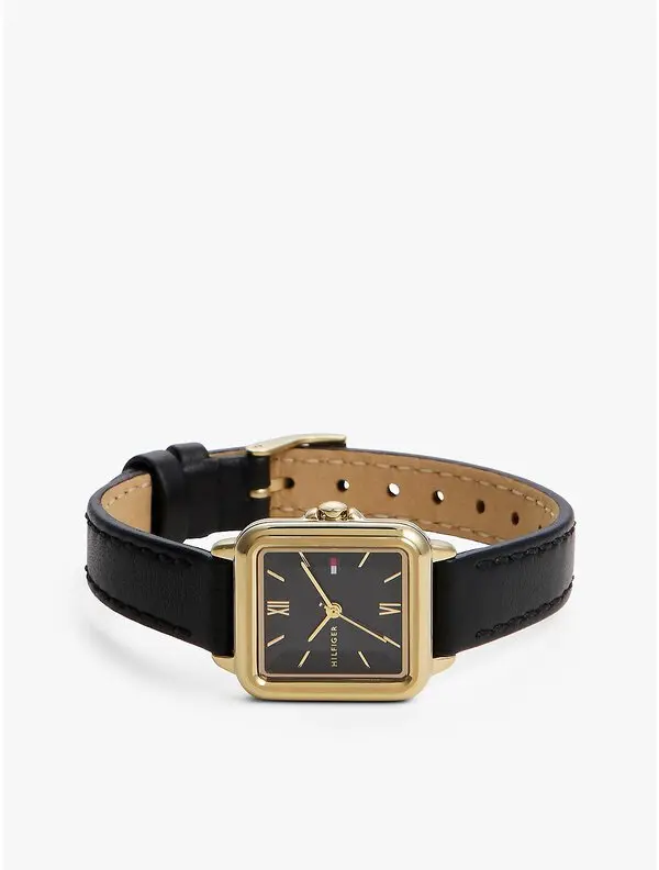 Tommy Hilfiger Leather Strap Dress Watch