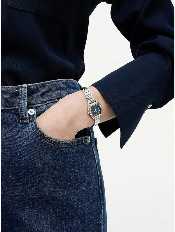 Tommy Hilfiger Patterned Tonneau Dress Watch