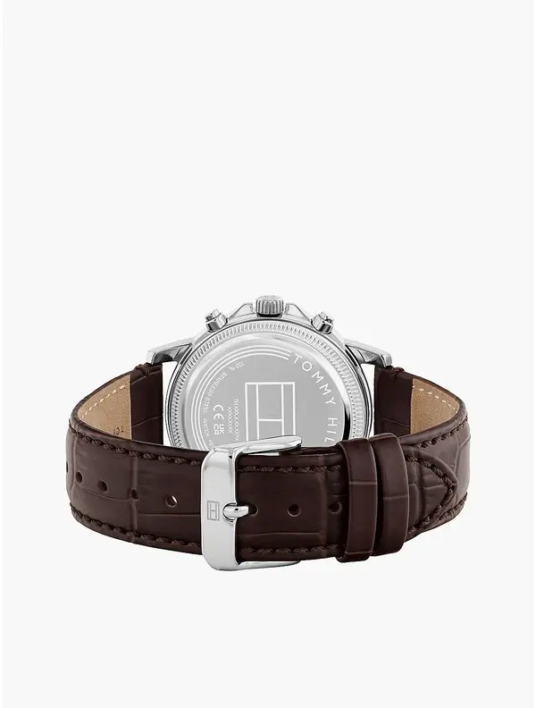 Tommy Hilfiger 40mm Leather Strap Dress Watch