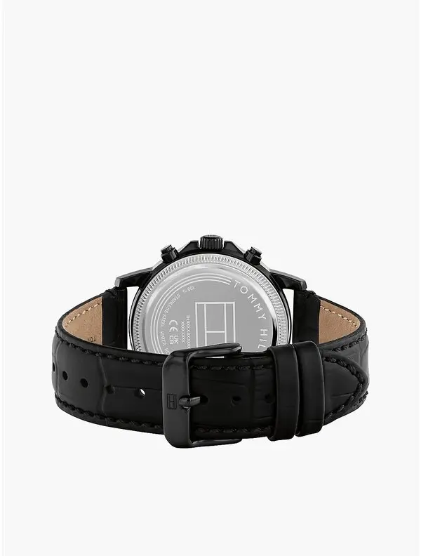 Tommy Hilfiger 40mm Leather Strap Dress Watch