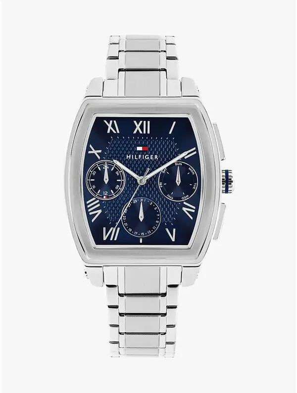 Tommy Hilfiger Tonneau Stainless Steel Multifunction Watch - Navy