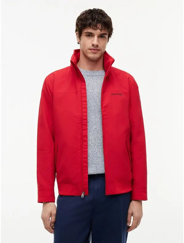 Tommy Hilfiger Water-resistant Hooded Regatta Jacket - Primary Red