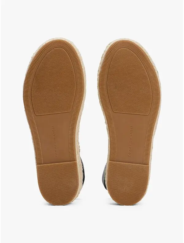 Tommy Hilfiger Leather Twist-strap Platform Espadrille Sandals