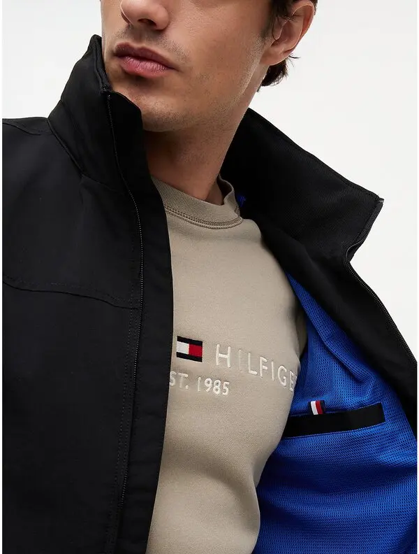 Tommy Hilfiger Water-resistant Hooded Regatta Jacket - Black
