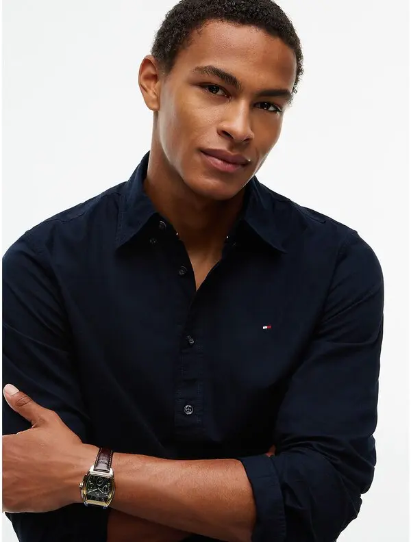 Tommy Hilfiger Regular Fit Oxford Shirt - Navy