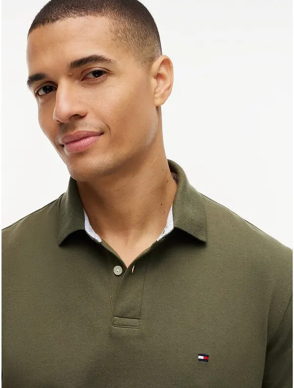 Tommy Hilfiger Regular Fit Stretch Tommy Polo - Utility Olive