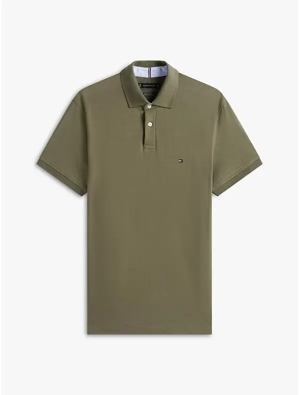 Tommy Hilfiger Regular Fit Stretch Tommy Polo - Utility Olive