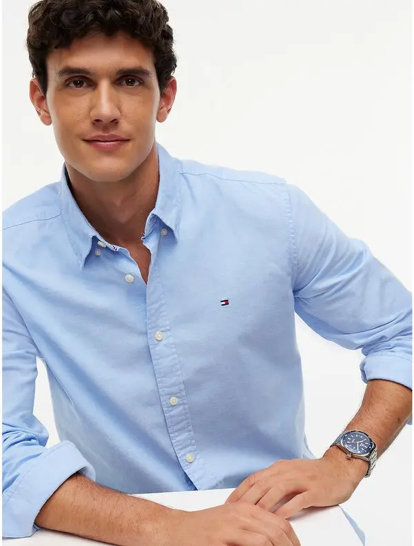 Tommy Hilfiger Regular Fit Oxford Shirt - Provence