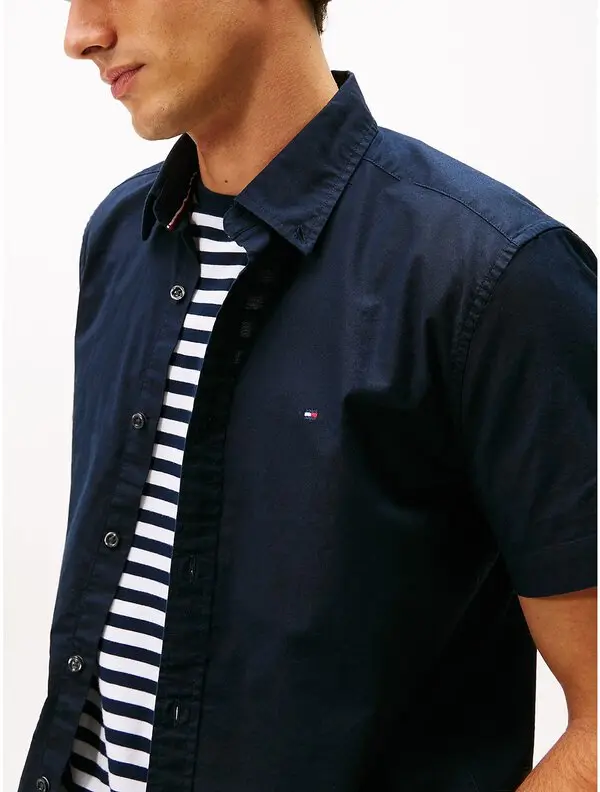 Tommy Hilfiger Regular Fit Short-sleeve Oxford Shirt