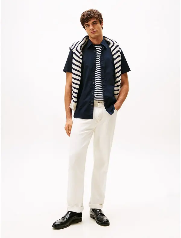 Tommy Hilfiger Regular Fit Short-sleeve Oxford Shirt