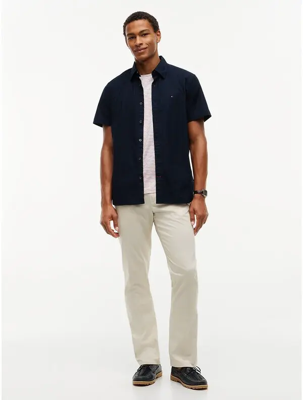 Tommy Hilfiger Regular Fit Short-sleeve Oxford Shirt