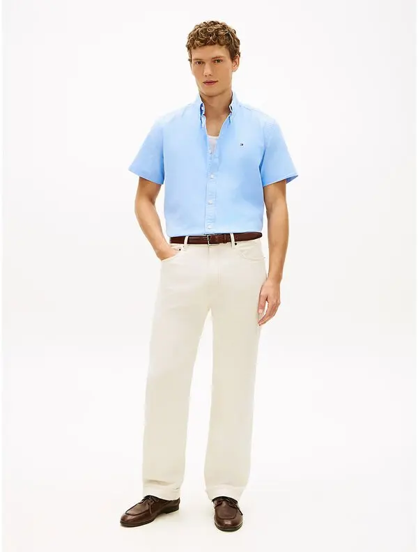 Tommy Hilfiger Regular Fit Short-sleeve Oxford Shirt
