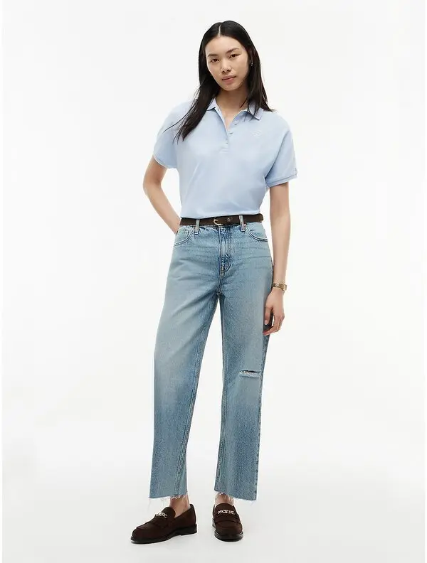 Tommy Hilfiger High-rise Modern Wide-leg Jeans - Medium Wash