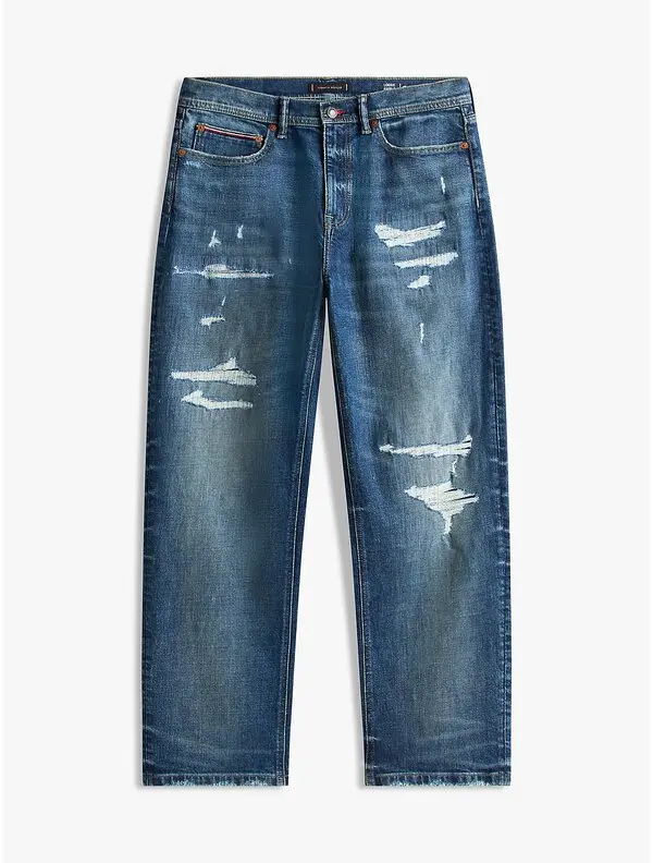 Tommy Hilfiger Distressed Loose Fit Jeans