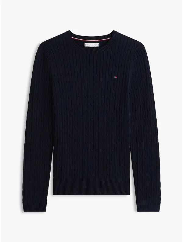 Tommy Hilfiger Cable Knit Sweater - Navy