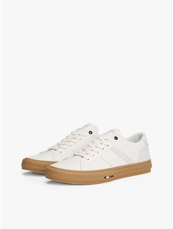 Tommy Hilfiger Leather Low-top Lace-up Sneakers