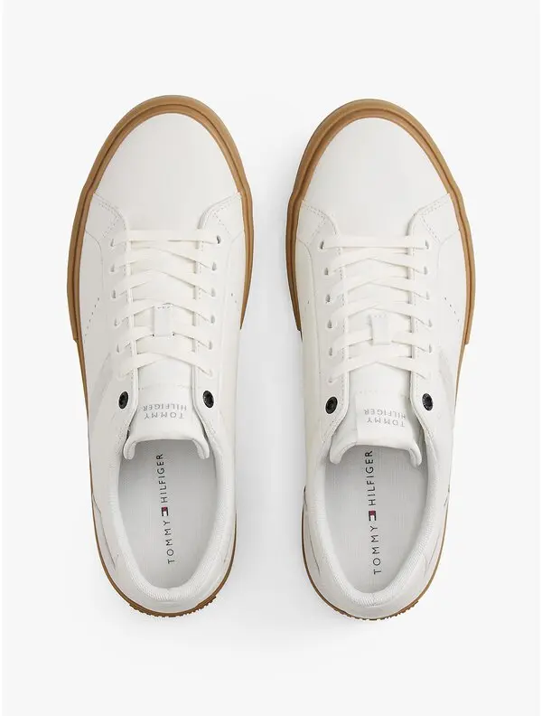 Tommy Hilfiger Leather Low-top Lace-up Sneakers