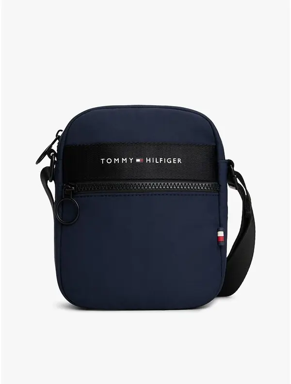 Tommy Hilfiger Tommy Logo Mini Reporter Bag - Navy