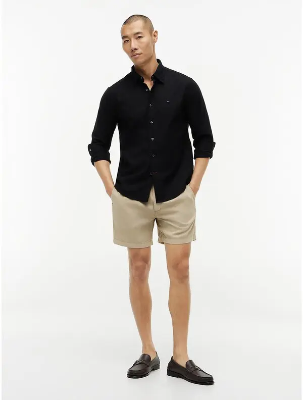 Tommy Hilfiger Regular Fit Oxford Shirt - Black