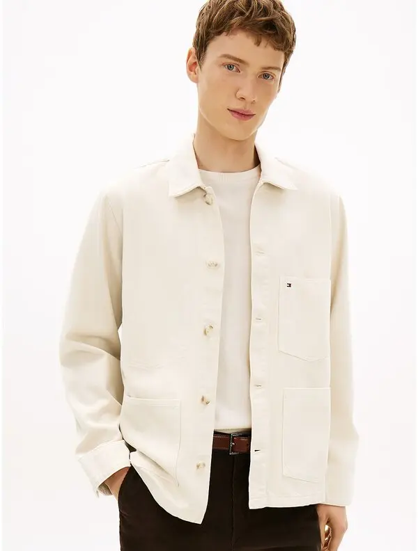 Tommy Hilfiger Garment-dyed Denim Chore Jacket