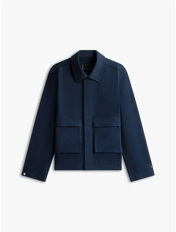 Tommy Hilfiger Lightweight Cotton Twill Utility Jacket