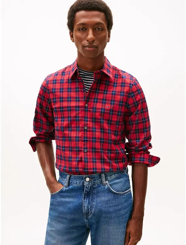 Tommy Hilfiger Slim Fit Plaid All-day Shirt
