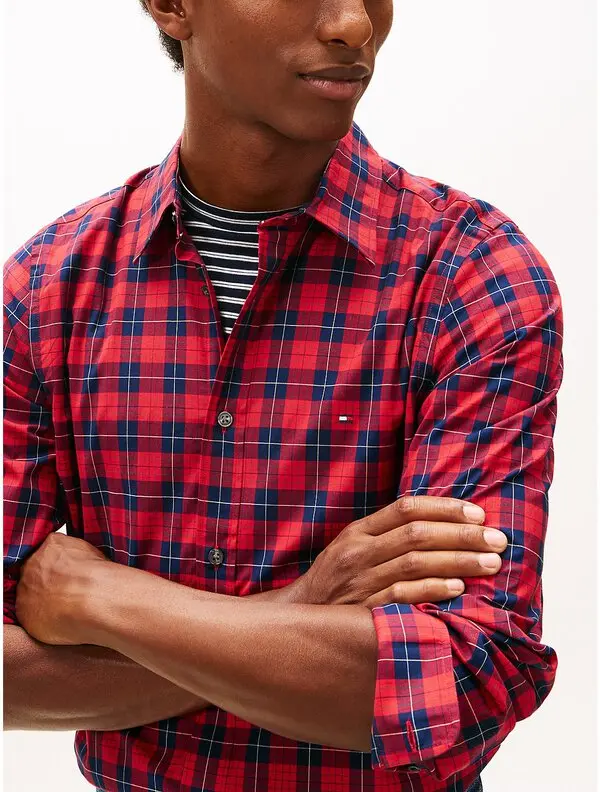Tommy Hilfiger Slim Fit Plaid All-day Shirt