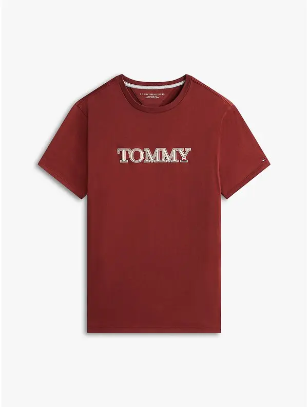 Tommy Hilfiger Tommy Graphic Logo T-shirt - Carmine Rust
