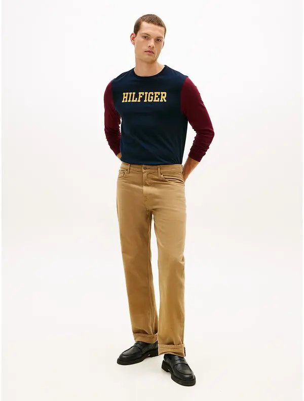 Tommy Hilfiger Long-sleeve Colorblock Hilfiger T-shirt