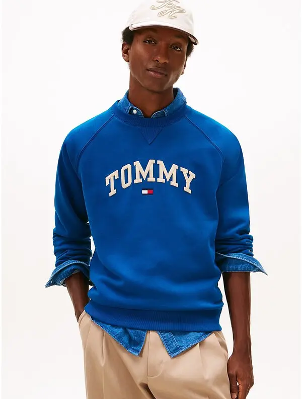 Tommy Hilfiger Varsity Logo Fleece Sweatshirt