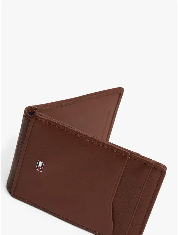 Tommy Hilfiger Pebbled Leather Magnetic Bifold Wallet