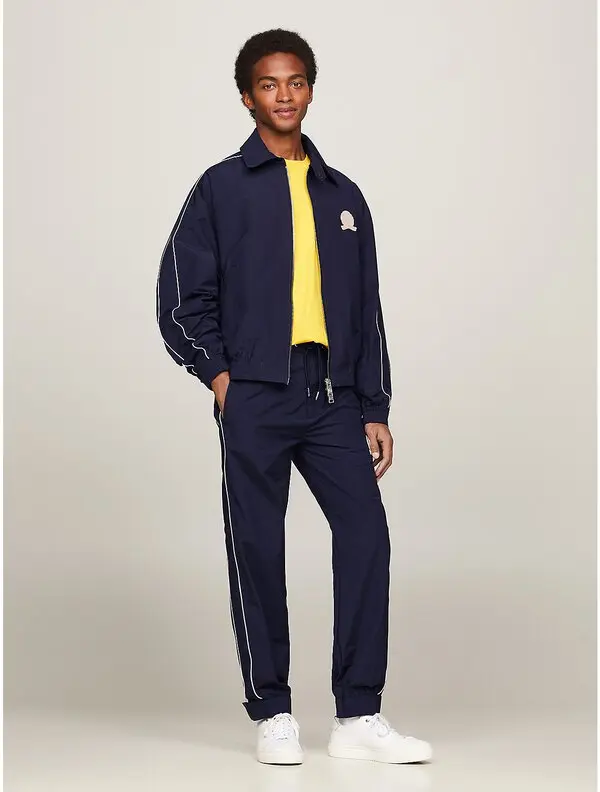 Tommy Hilfiger Crest Logo Zip-up Track Jacket - Navy