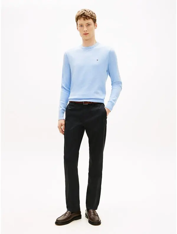 Tommy Hilfiger Straight Fit Stretch Chino - Navy