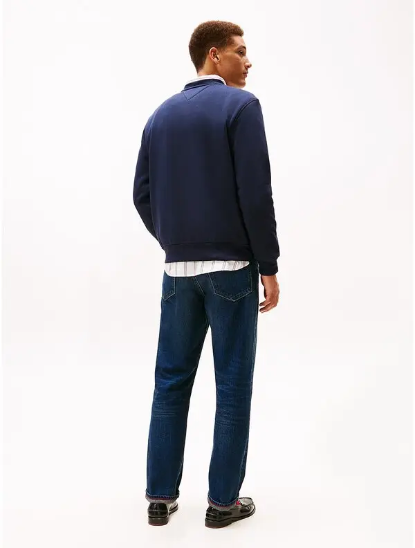 Tommy Hilfiger Arch Logo Crewneck Sweatshirt - Navy