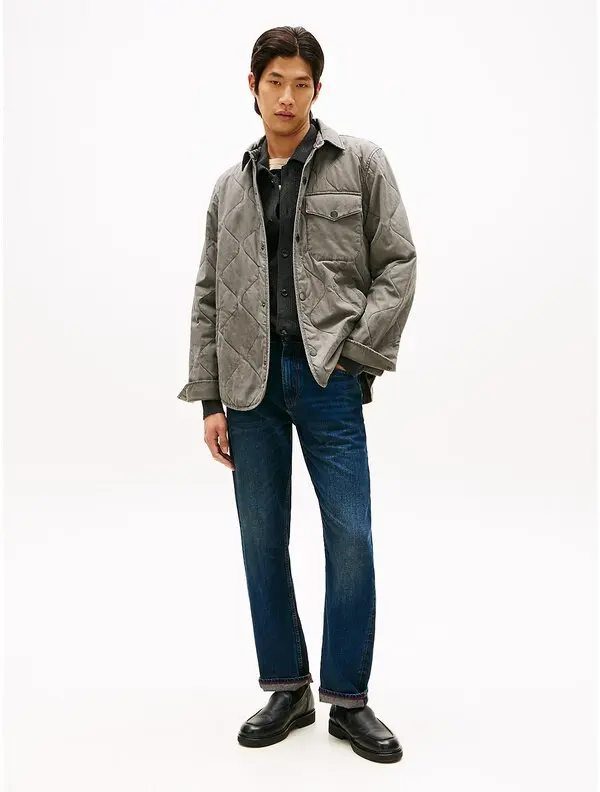 Tommy Hilfiger Garment-dyed Quilted Shirt Jacket