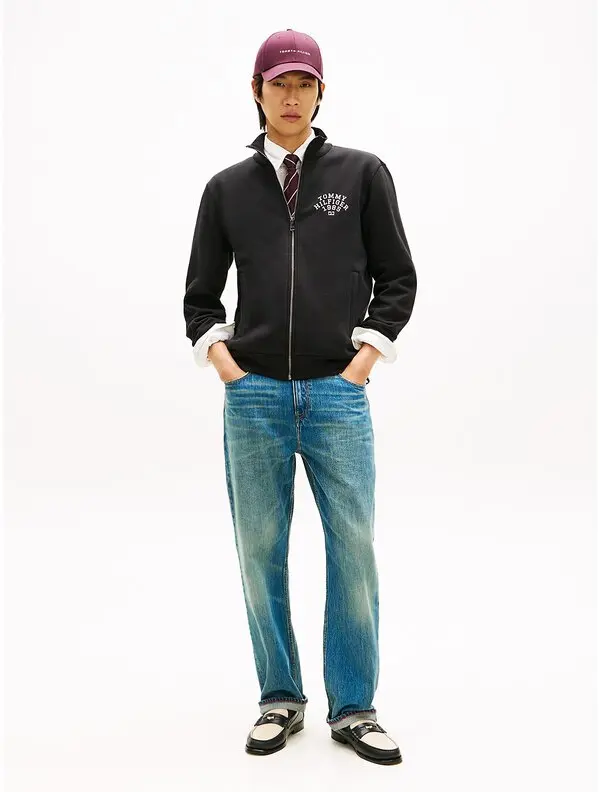 Tommy Hilfiger Arch Logo Full Zip Sweatshirt