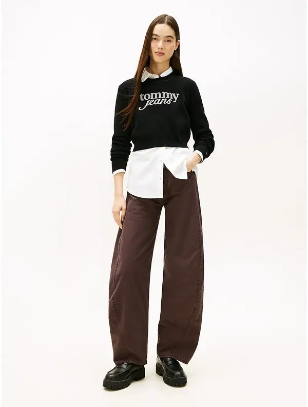 Tommy Hilfiger Script Logo Chenille Sweater