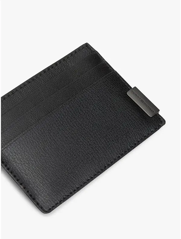 Tommy Hilfiger Pebbled Leather Card Holder